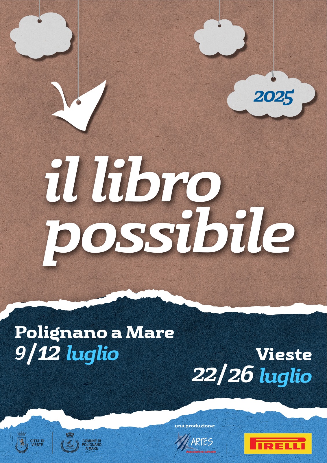 Il Libro Possibile 2025: a Polignano e Vieste tra libri, musica e pensiero